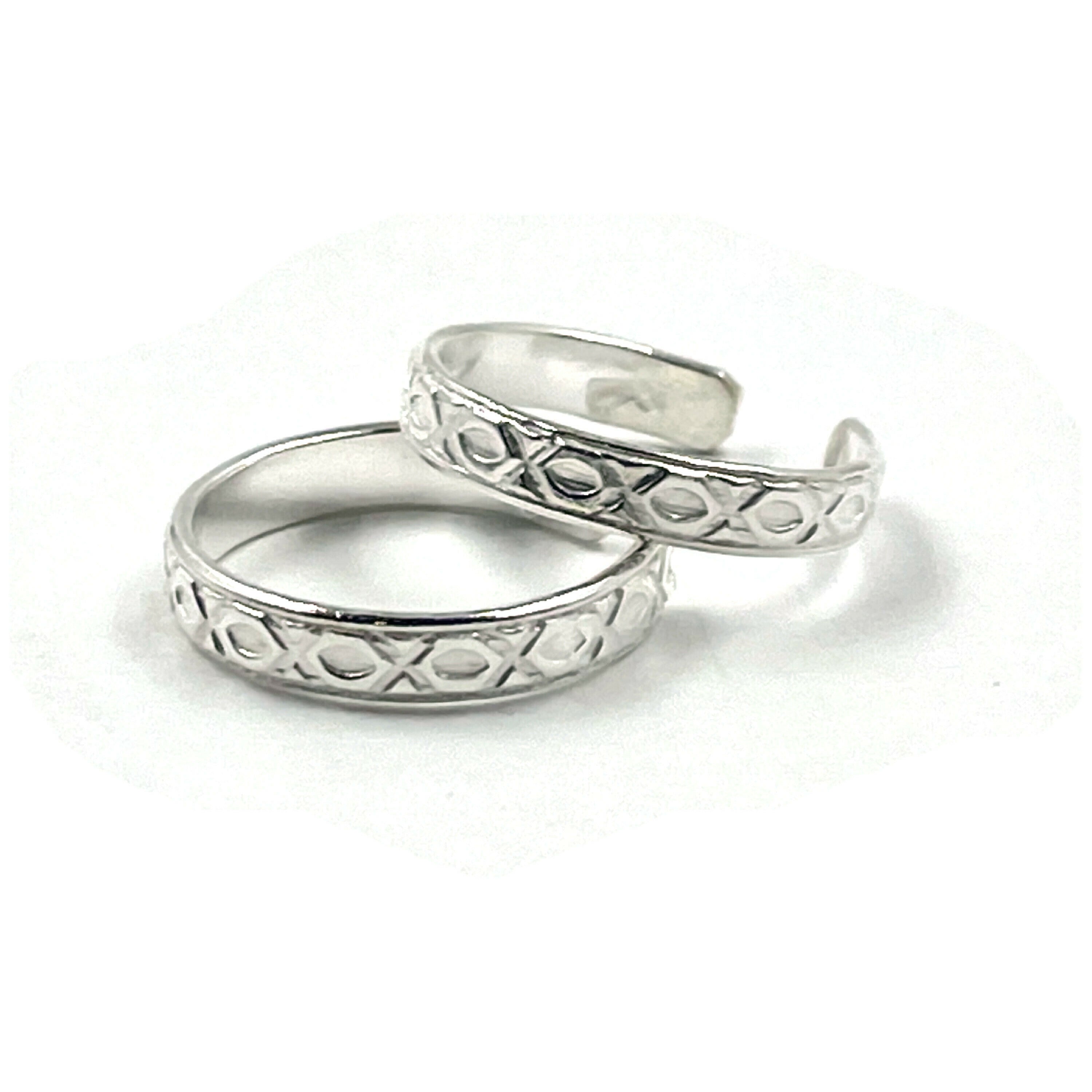 Silver Plain Toe-rings