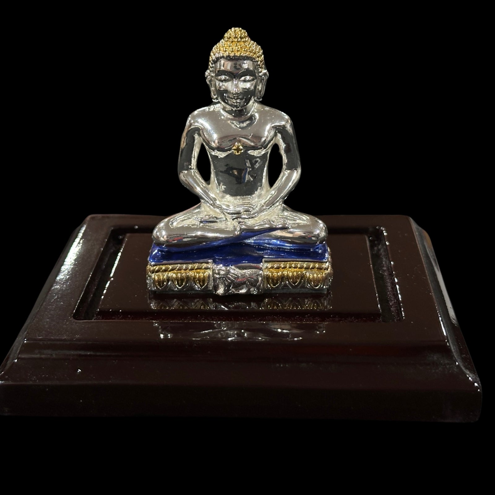 999 Pure Silver Mahavir Ji Idol / Statue / Murti (Figurine #01)