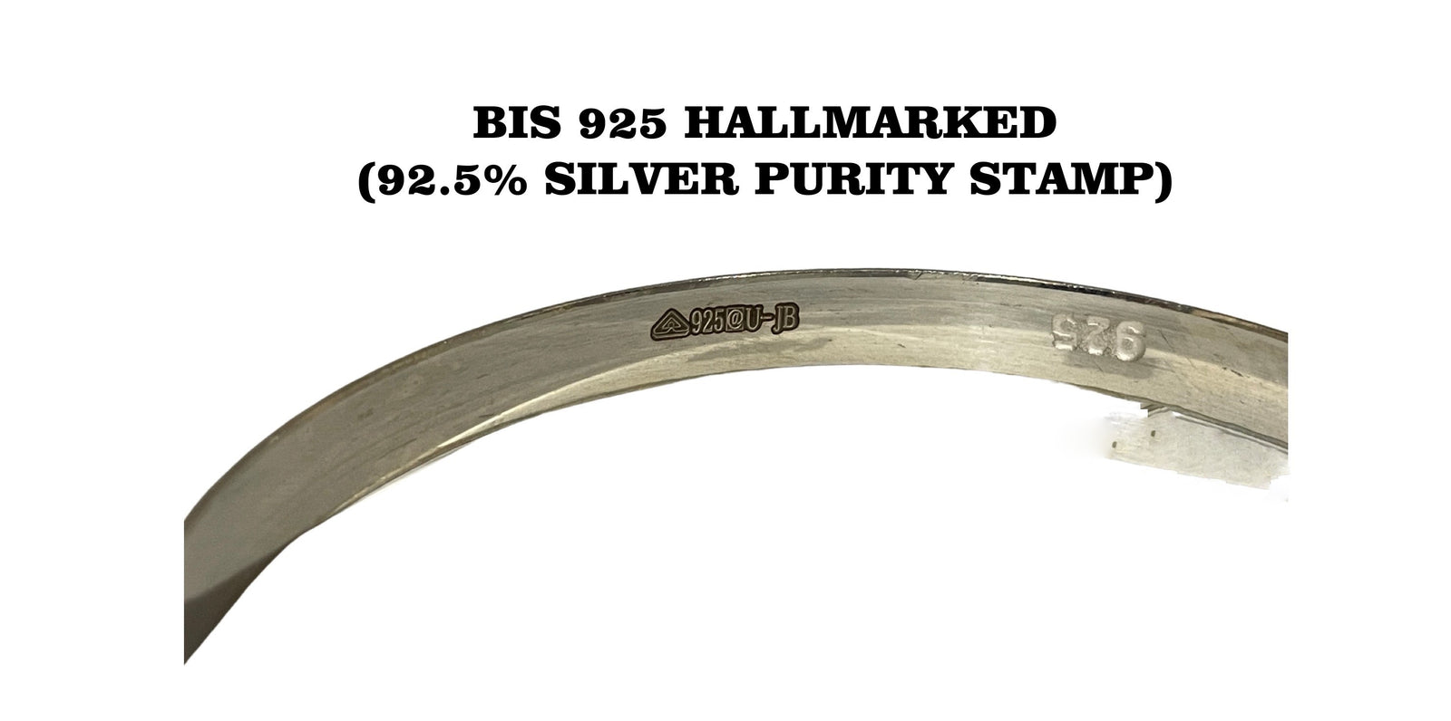 925 Solid Sterling Silver Hallmarked Punjabi / Sikh Men Kada #01