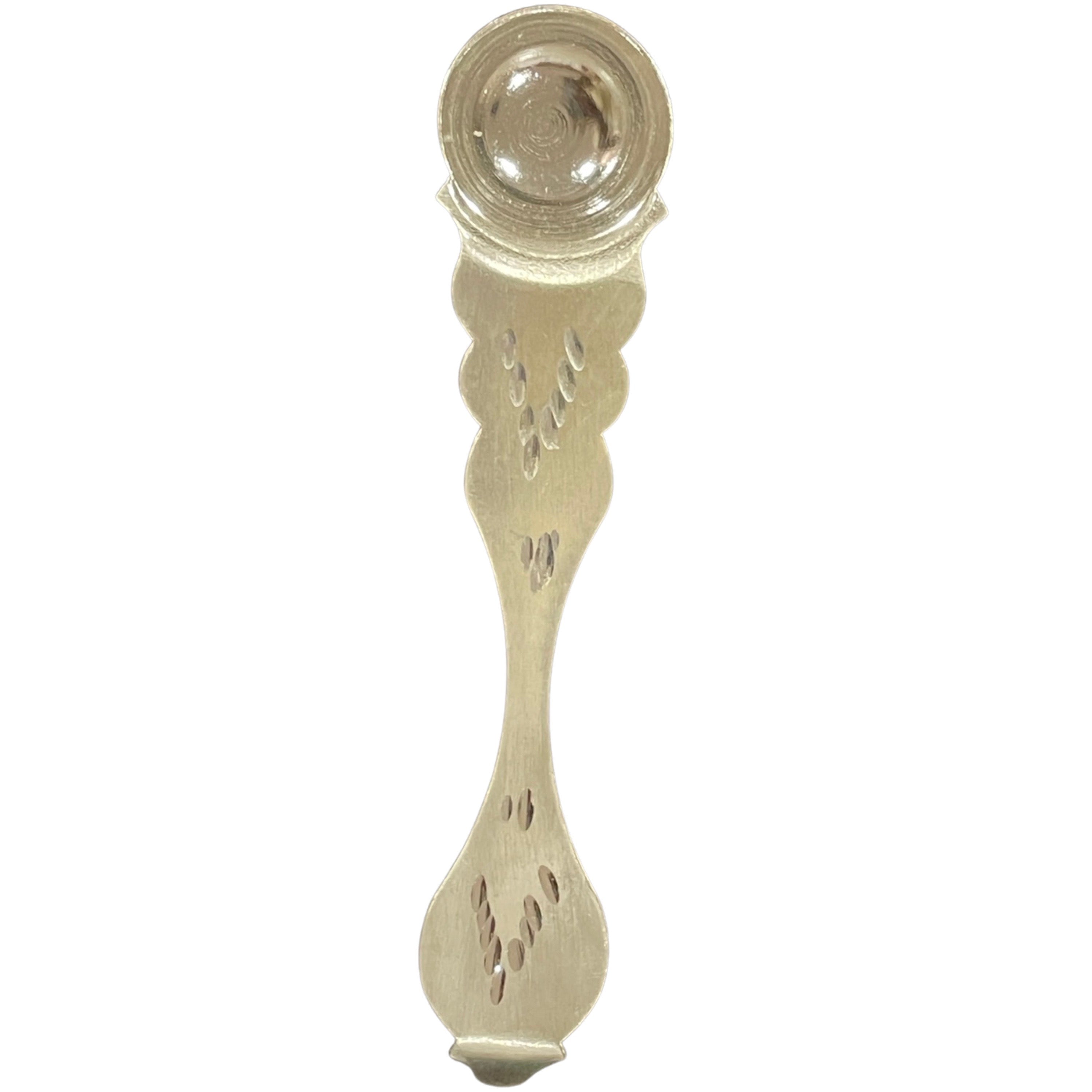 925 Sterling Silver Hallmarked Puja Holy Spoon / Achmani - Style#01