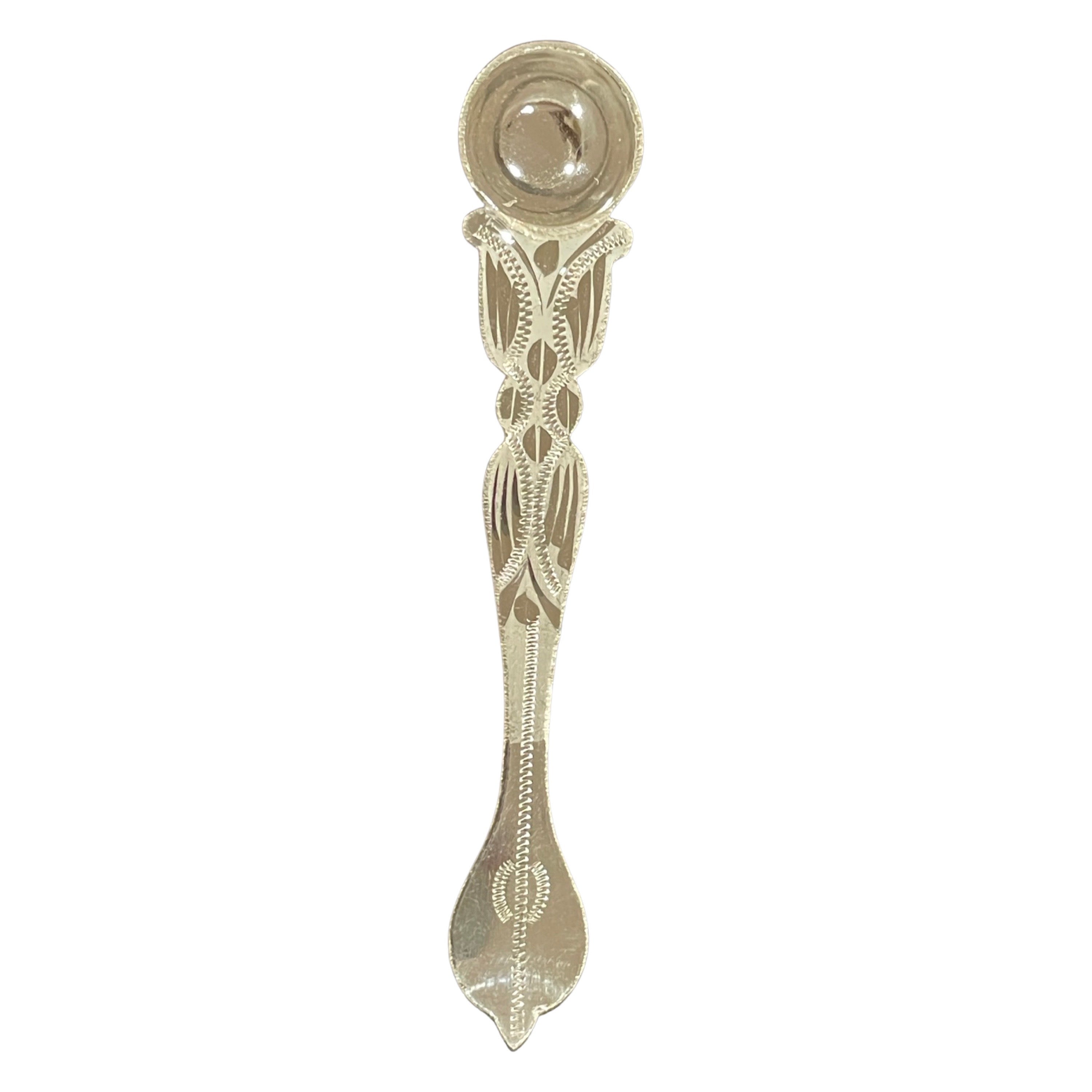 925 Sterling Silver Puja Holy Spoon / Achmani - Style#02