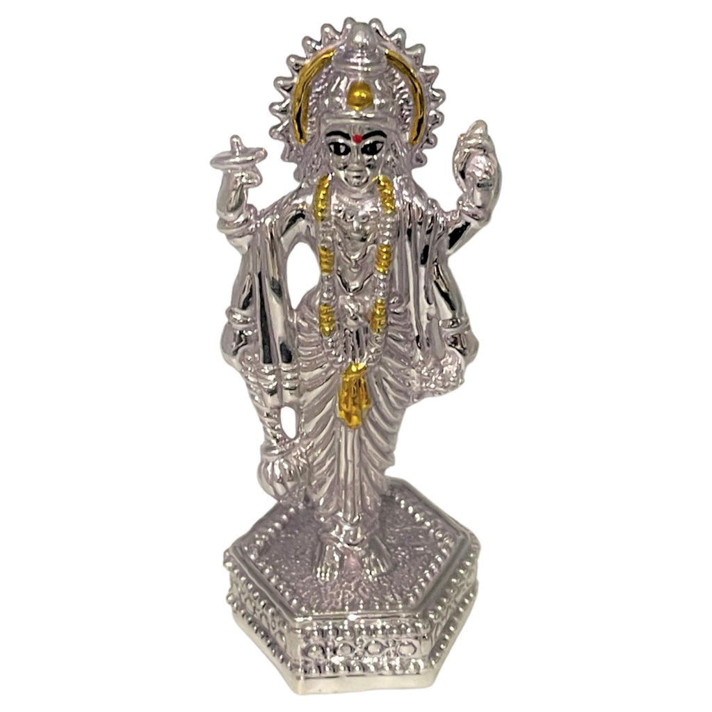 999 Pure Silver Lord Vishnu / Satyanarayana idol / Statue / Murthi (Fi