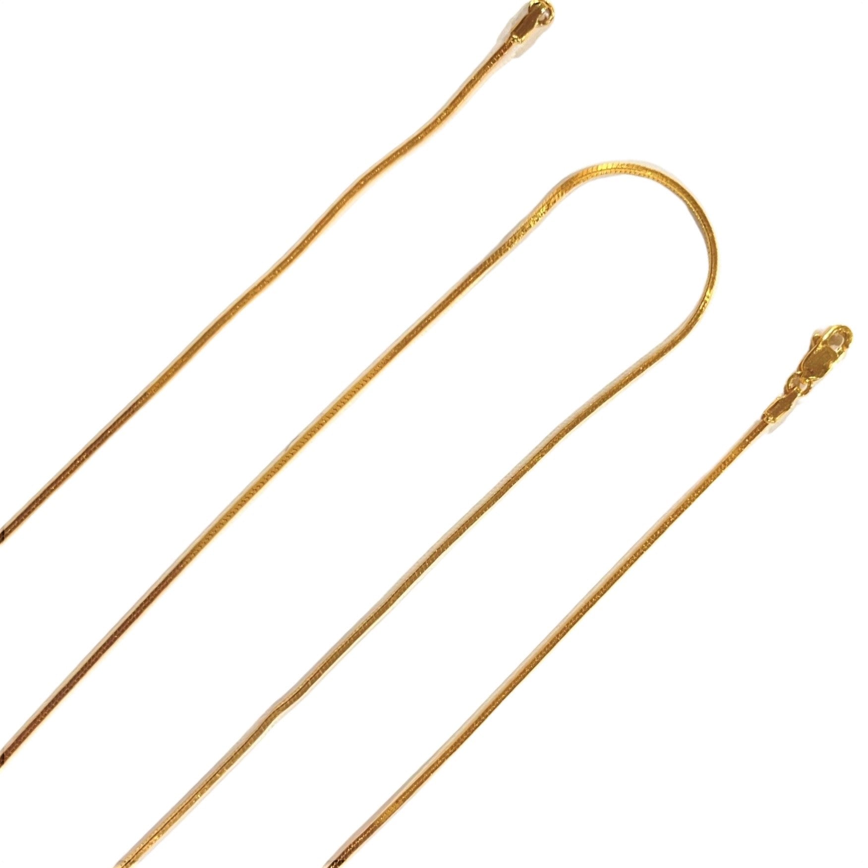 916 Twenty Two Karat (22K) Gold Snake Chain