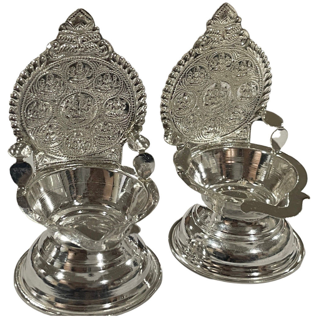 925 Sterling Silver Hallmarked 25ml Capacity Ashta Lakshmi / Kamakshi