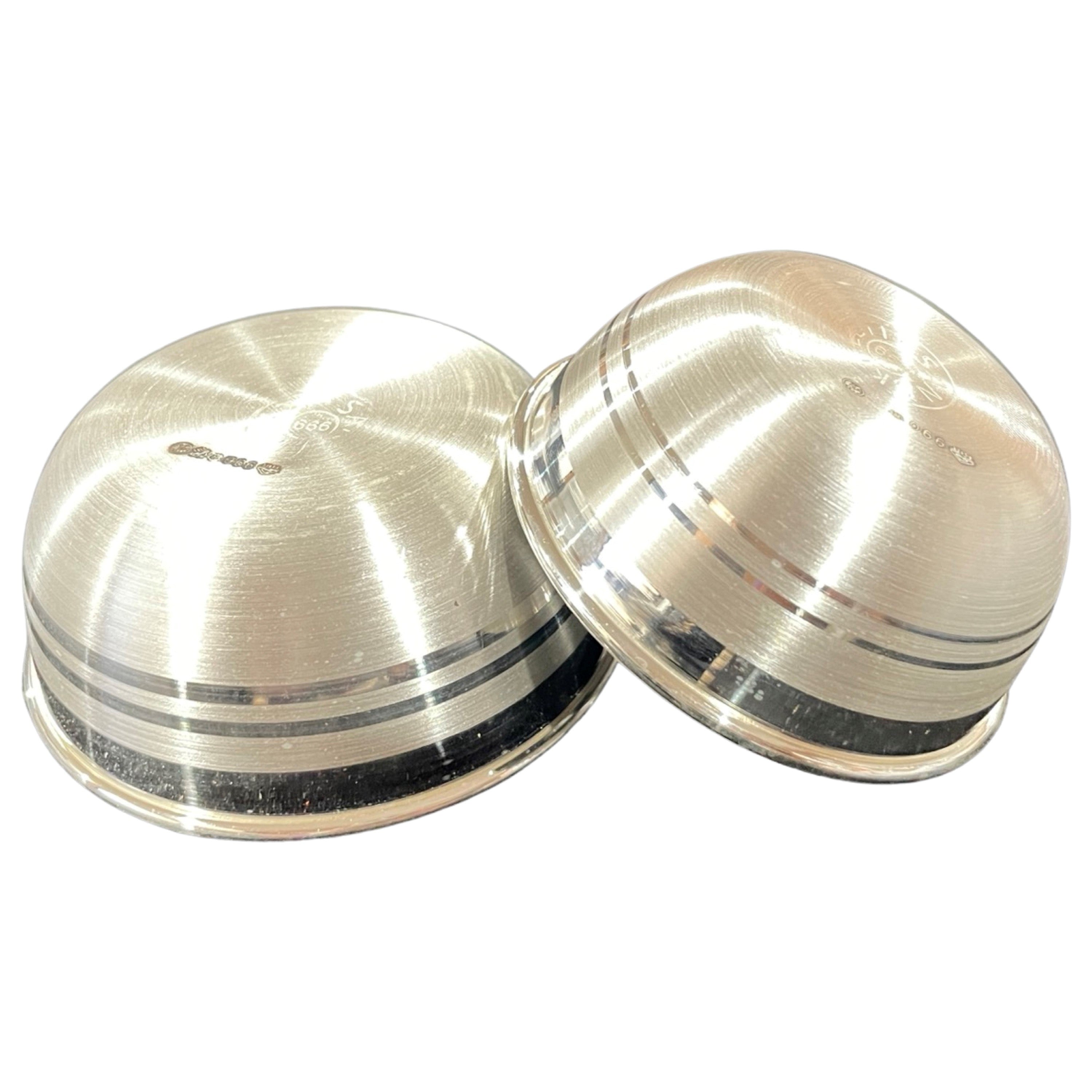 999 Pure Silver Hallmarked Designer Combo Bowl Set - Set#01