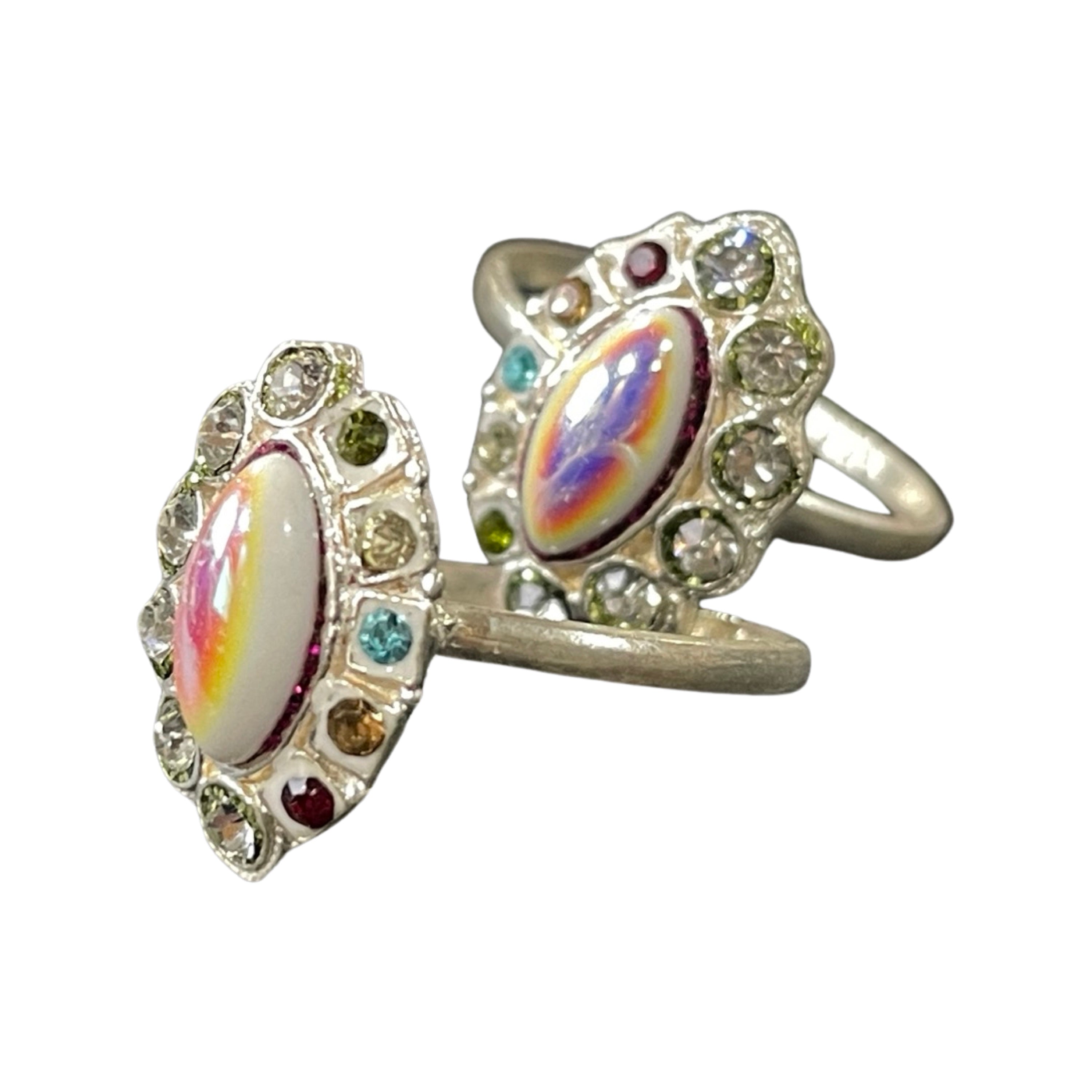 925 Sterling Silver CZ Toe-rings - Design #29